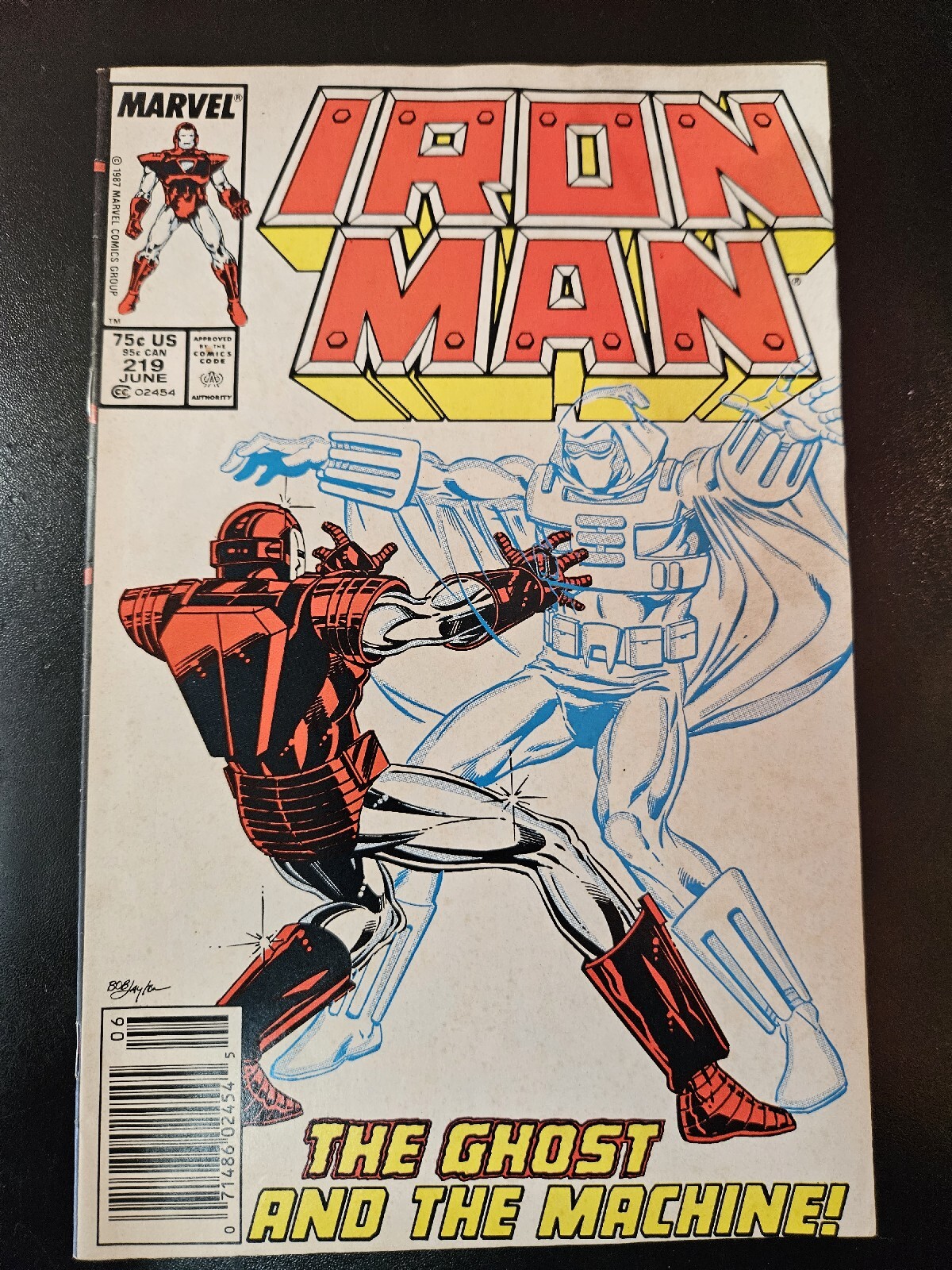 The Invincible Iron Man #219 First Appearance Of The Ghost | eBay