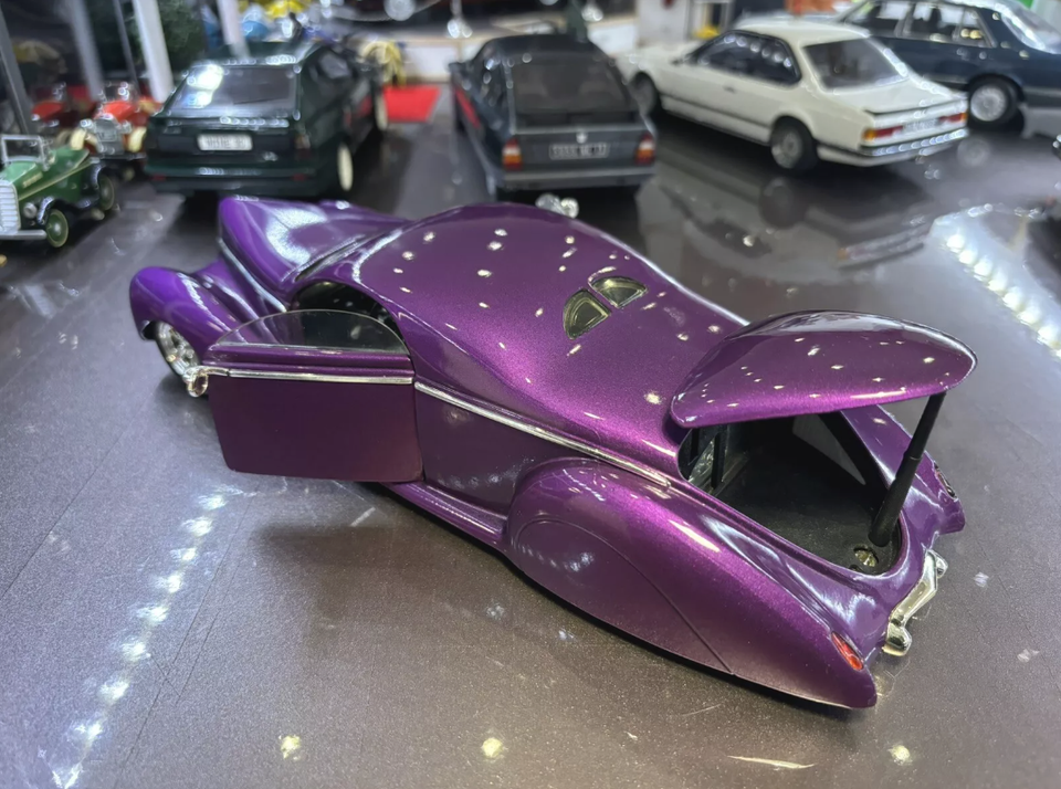 Ford Mercury Merc Chopped Hot Rod Custom Built 1:18 SCALE Metal Body ...