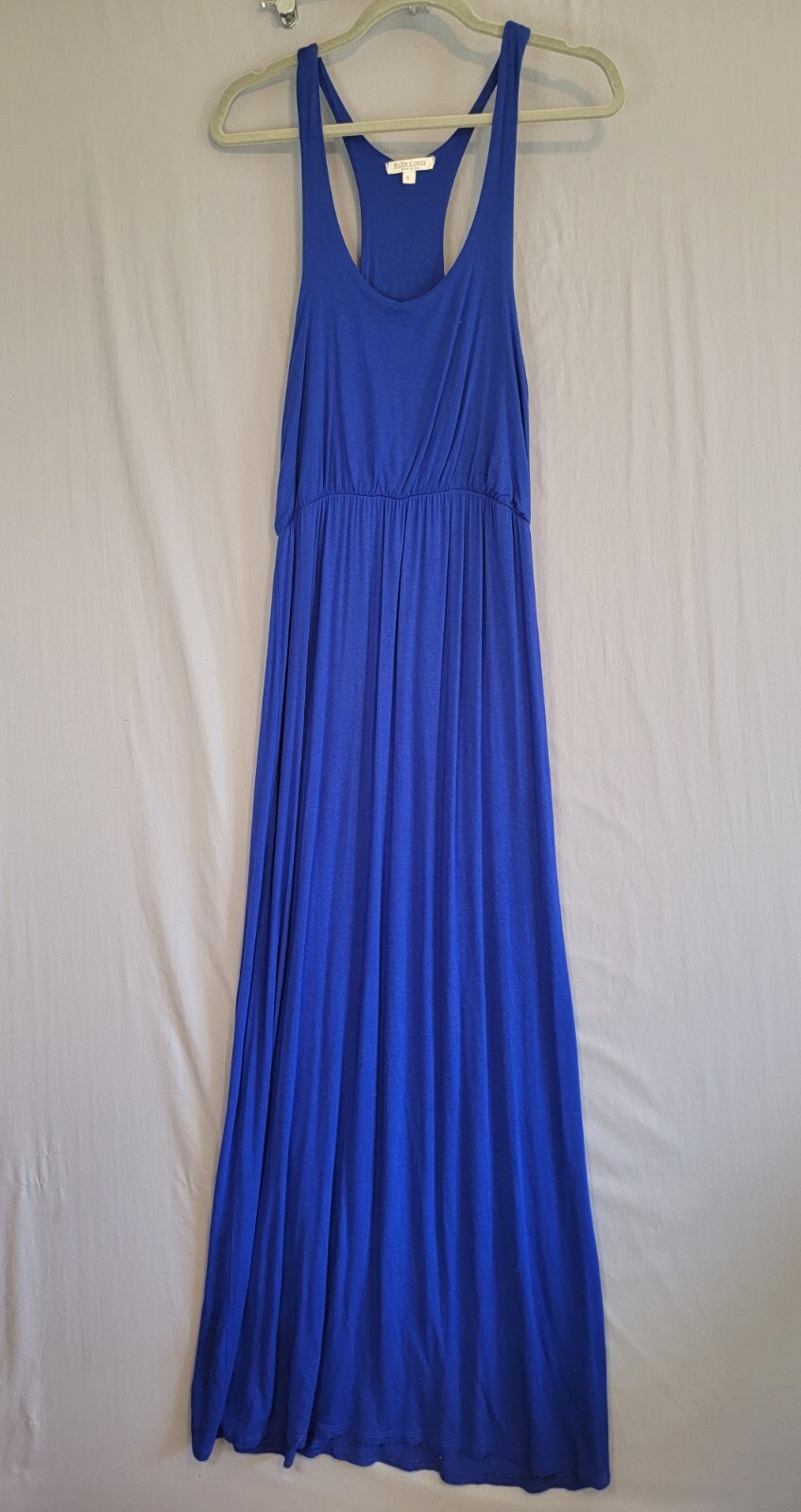 Rolla Coster Racerback Long Maxi Jersey Dress Women Small Royal Blue ...
