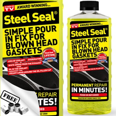 Steel Seal Fixes Car Blown Head Gasket & Cracked Engine Block & Head ...