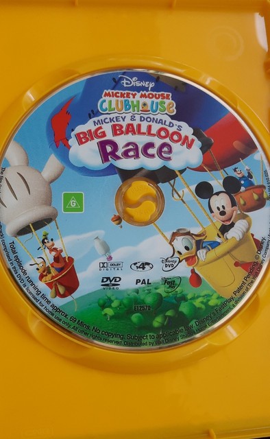 Mickey Mouse Clubhouse - Mickey & Donald's Big Balloon Race (DVD, 2006 ...