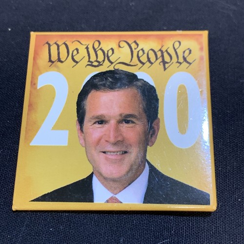 2000 George W Bush Presidential Election Button Pin Campaign KG Flag ...