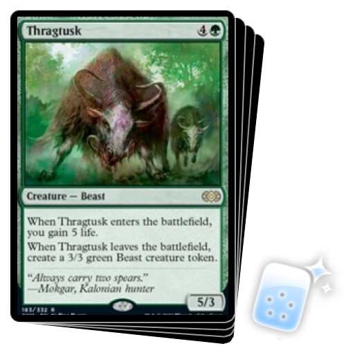 THRAGTUSK X4 Double Masters Magic MTG MINT CARD | eBay