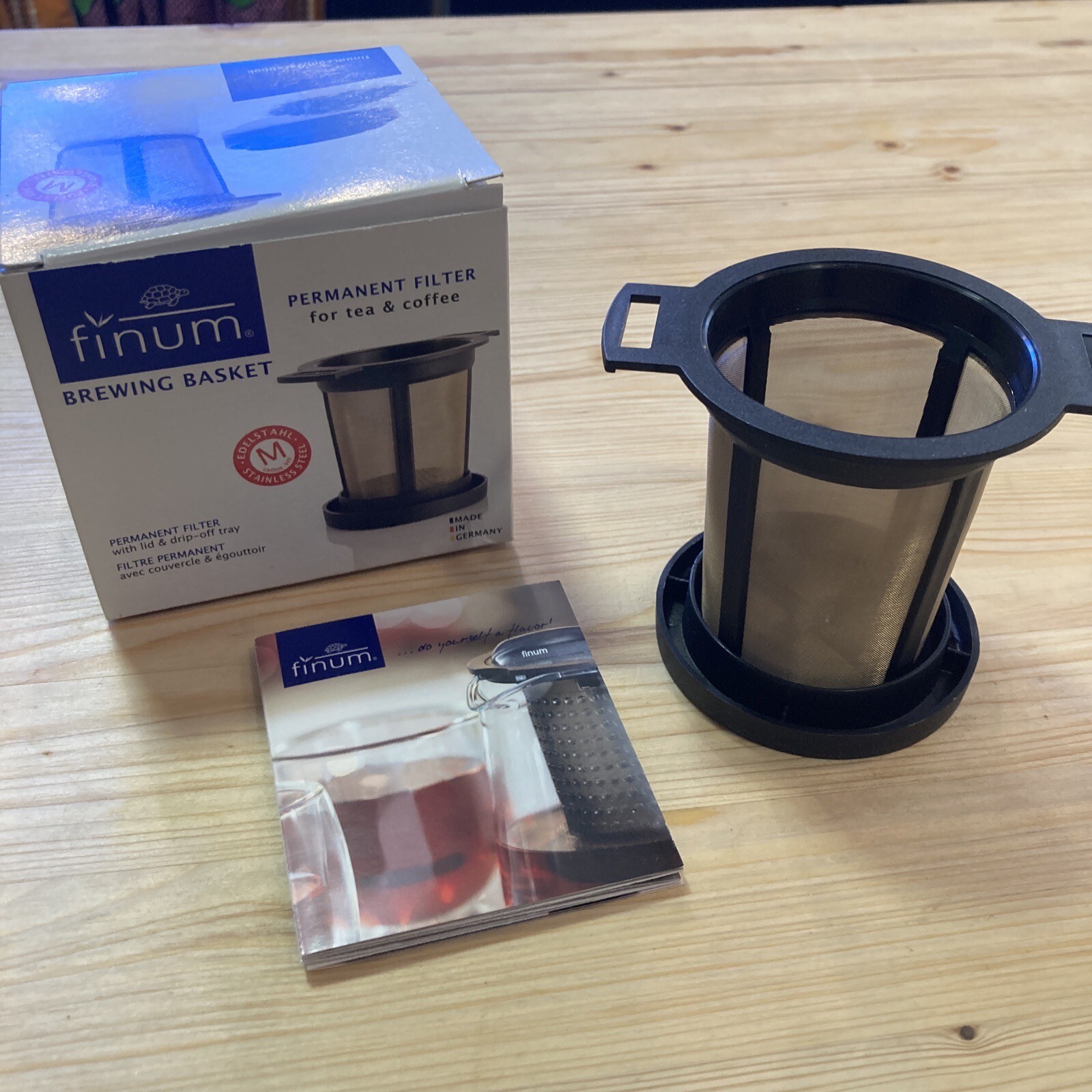 Finum Made in Germany Medium Brewing Basket Tea Filter Stainless Steel ...