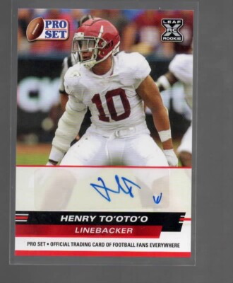 HENRY TO'OTO'O 2022 LEAF PRO SET AUTO ROOKIE CARD #PSA-HT1 | eBay