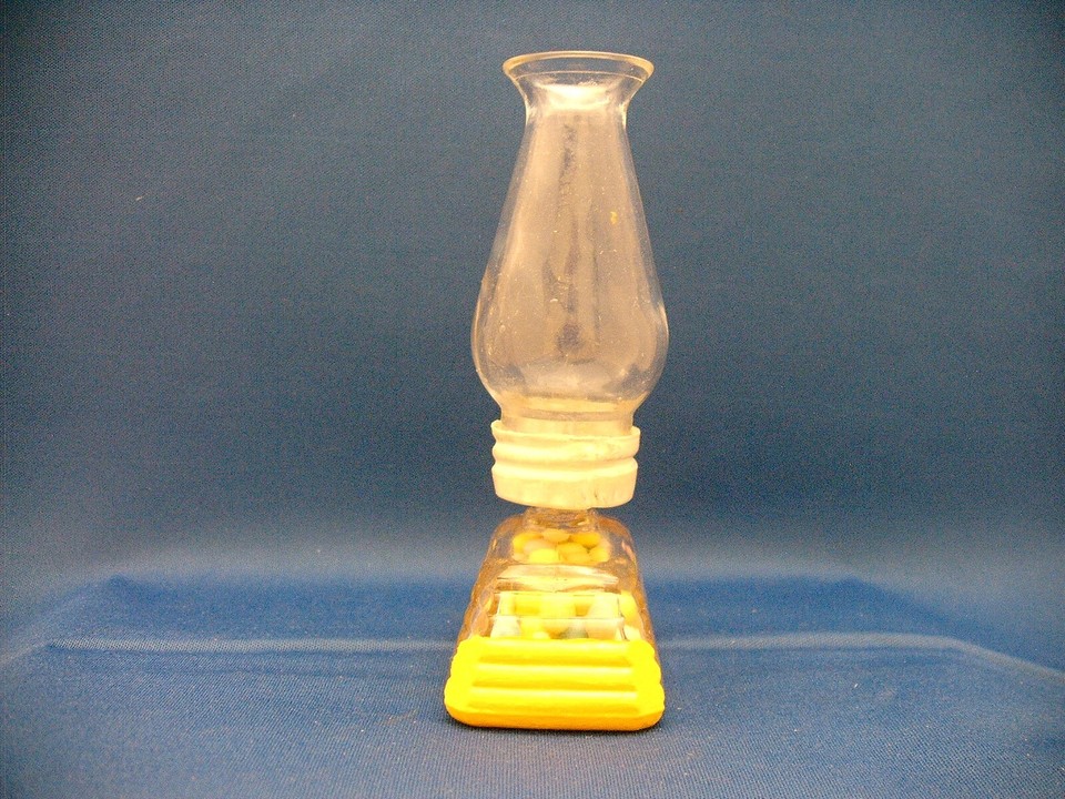 VINTAGE GLASS & TIN HURRICAN, LAMP TOY CANDY CONTAINER, CIRCA 1950 | eBay