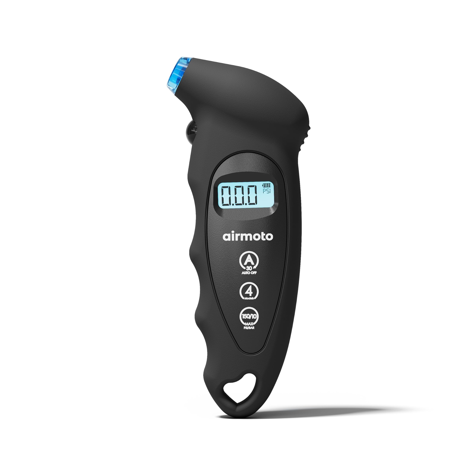 Airmoto Digital Tire Pressure Gauge Accurate in 0.1 Increments - 150PSI ...