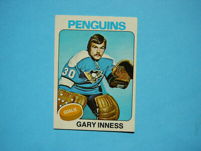 1975/76 O-PEE-CHEE NHL HOCKEY CARD #227 GARY INNESS ROOKIE EX/NM NM ...