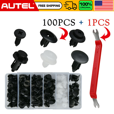 Accessories Clip Trim Car Push Pin Rivet Bumper Door Panel Retainer ...