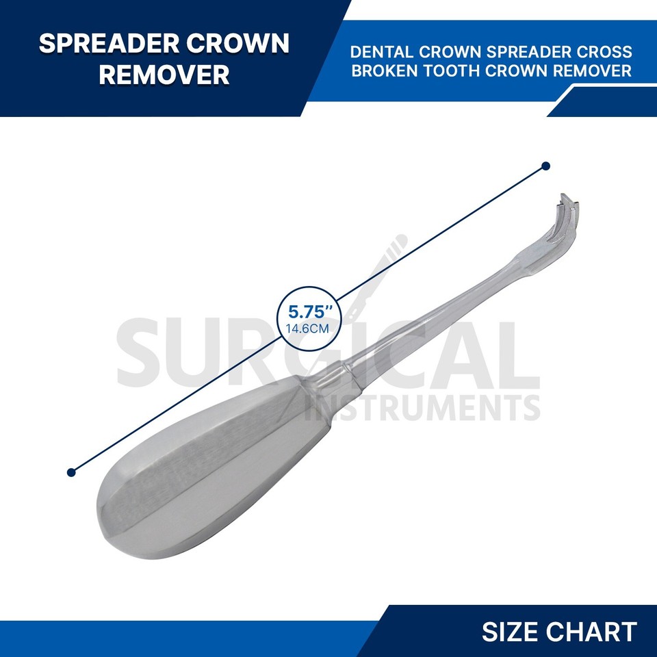 Offset Crown Splitter Remover Elevator Handle Dental Stainless German Grade | eBay