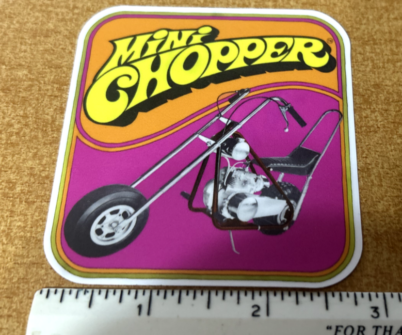 Mini Bike decal sticker Cat Rupp Taco Mini Chopper minibike | eBay