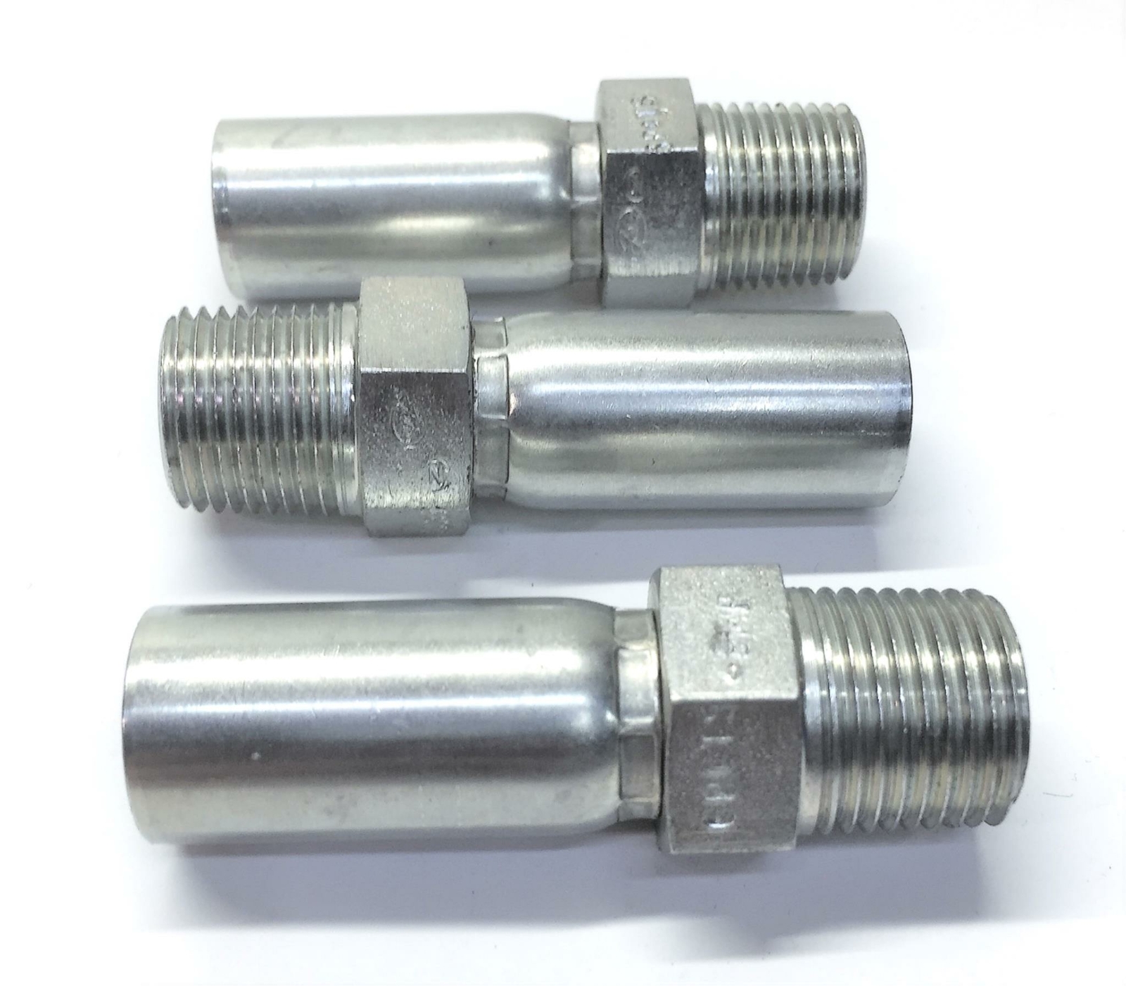 Gates Male Pipe Permanent Crimp Hose Coupling 6PCTS-8MP [Lot of 3] NOS ...