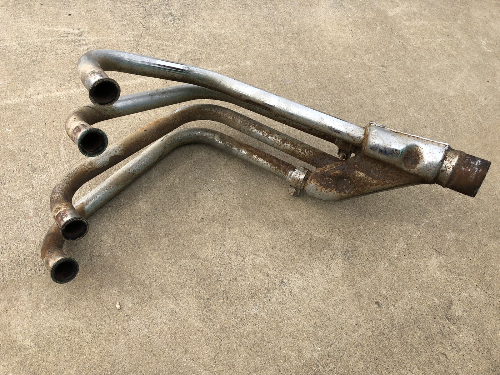 1976 Honda CB750 Exhaust Header 4 into 1 Header Pipes CB 750 F | eBay