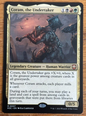 MTG Modern Horizons 3 Commander, Coram, the Undertaker | eBay