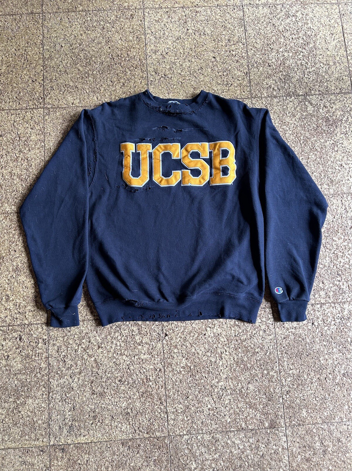 Vintage UCSB 1980s Champion Reverse Weave Crewneck Na… - Gem