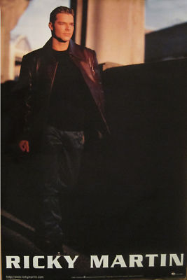 RICKY MARTIN "RICKY WALKING" 1999 ALBUM U.S. PROMO POSTER - Latin Pop ...