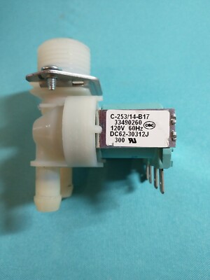 Cold Water Intake Valve Samsung Washing Machine C-253/14-B17 33490260 ...