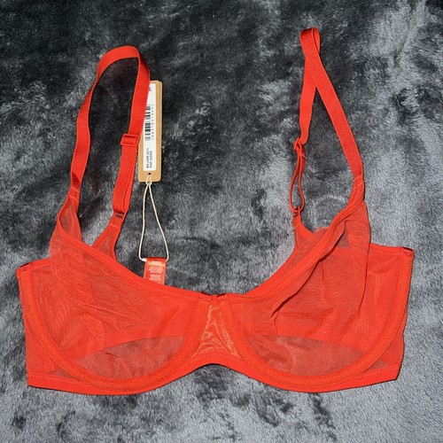 32DDD SKIMS Ultra Fine Mesh Underwire scoop Bra BR-UWR-2010 | eBay