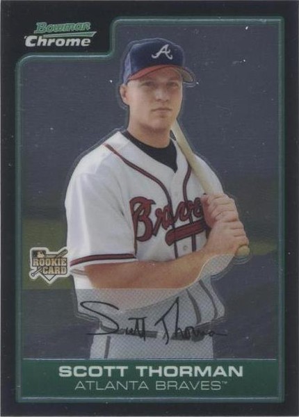 2006 Bowman Draft Picks & Prospects - Chrome #BDP27 Scott Thorman for ...
