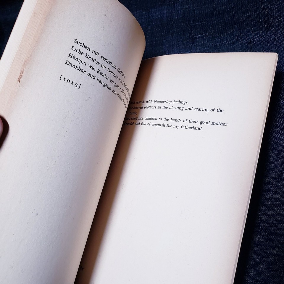 1970 First Edition Hermann Hesse Poems Selected Translated By James ...