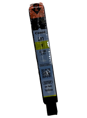 Canon 281 Ink Cartridge YELLOW NEW OEM Genuine Sealed Setup CLI-281 | eBay