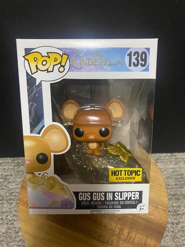 Funko Pop Disney Cinderella Gus Gus In Slipper Hot Topic Exclusive #139 ...