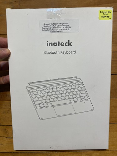 Inateck Bluetooth Keyboard For Surface Pro - Black KB02026 | eBay