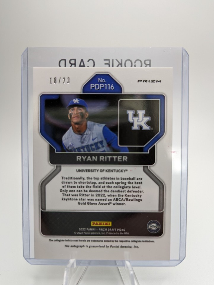 2022 Panini Prizm Draft Picks PDP116 Ryan Ritter Auto /23! | eBay
