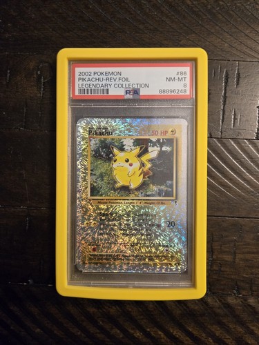 POKEMON LEGENDARY COLLECTION #86 PIKACHU-REVERSE HOLO PSA 8 NM-MT | eBay