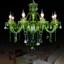LED Crystal Green Chandelier Living Room Ceiling Light Fixture Pendant ...