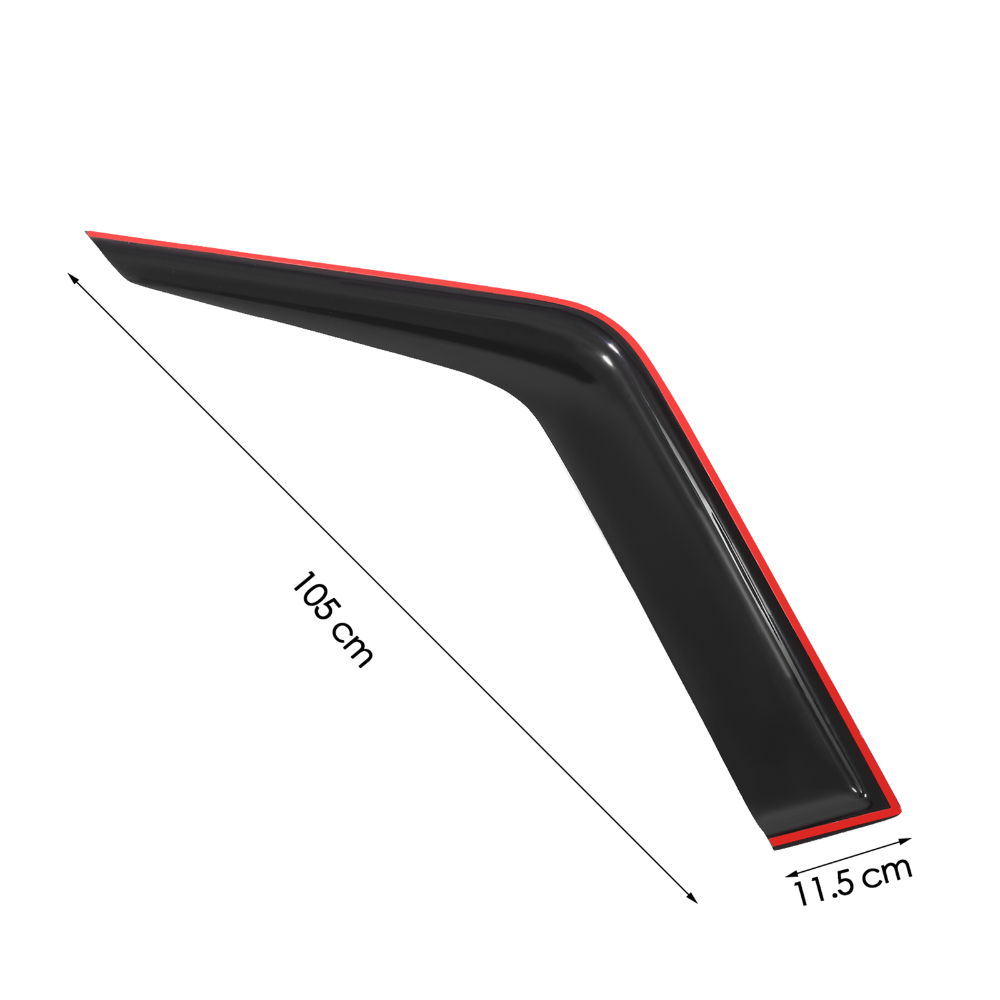 Black Weathershields For Toyota Landcruiser 70 76 78 79 Series Window ...