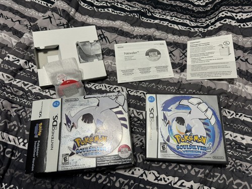 Pokemon Soul Silver Nintendo DS 2010 CIB + Big Box Complete with ...