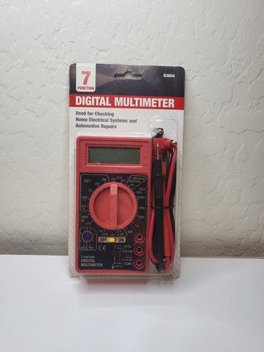 Harbor Freight 7 Function Digital Multimeter for Electronic ...