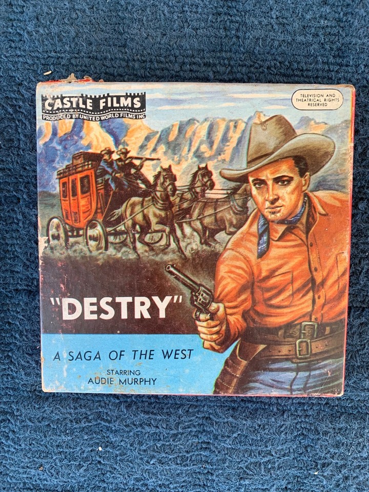 "Destry" A Saga Of The West 8mm Castle Films Audie Murphy No. 5 ...