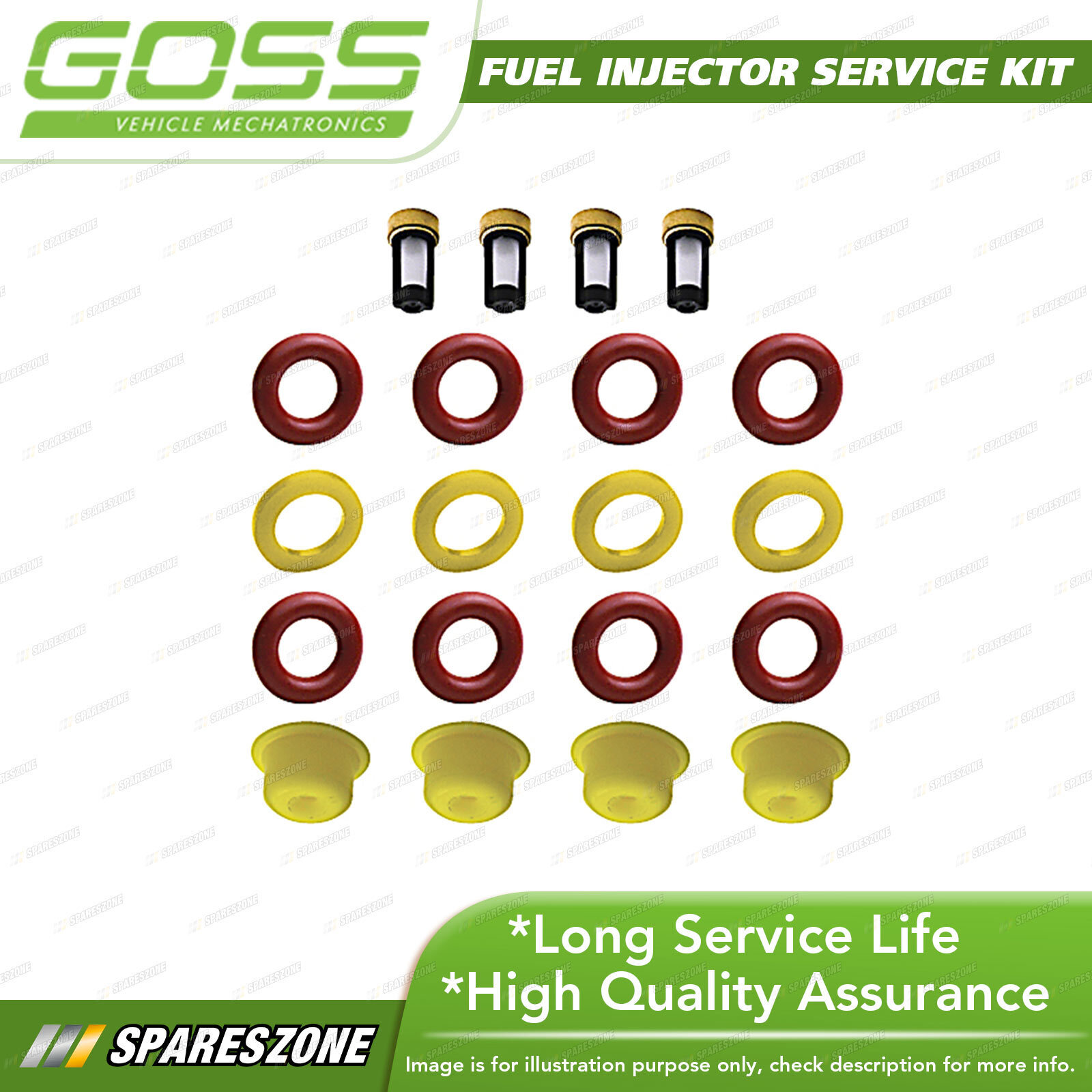 Goss Fuel Injector Service Kit for Porsche 944 2.5L 2.7L 1981-1989 | eBay