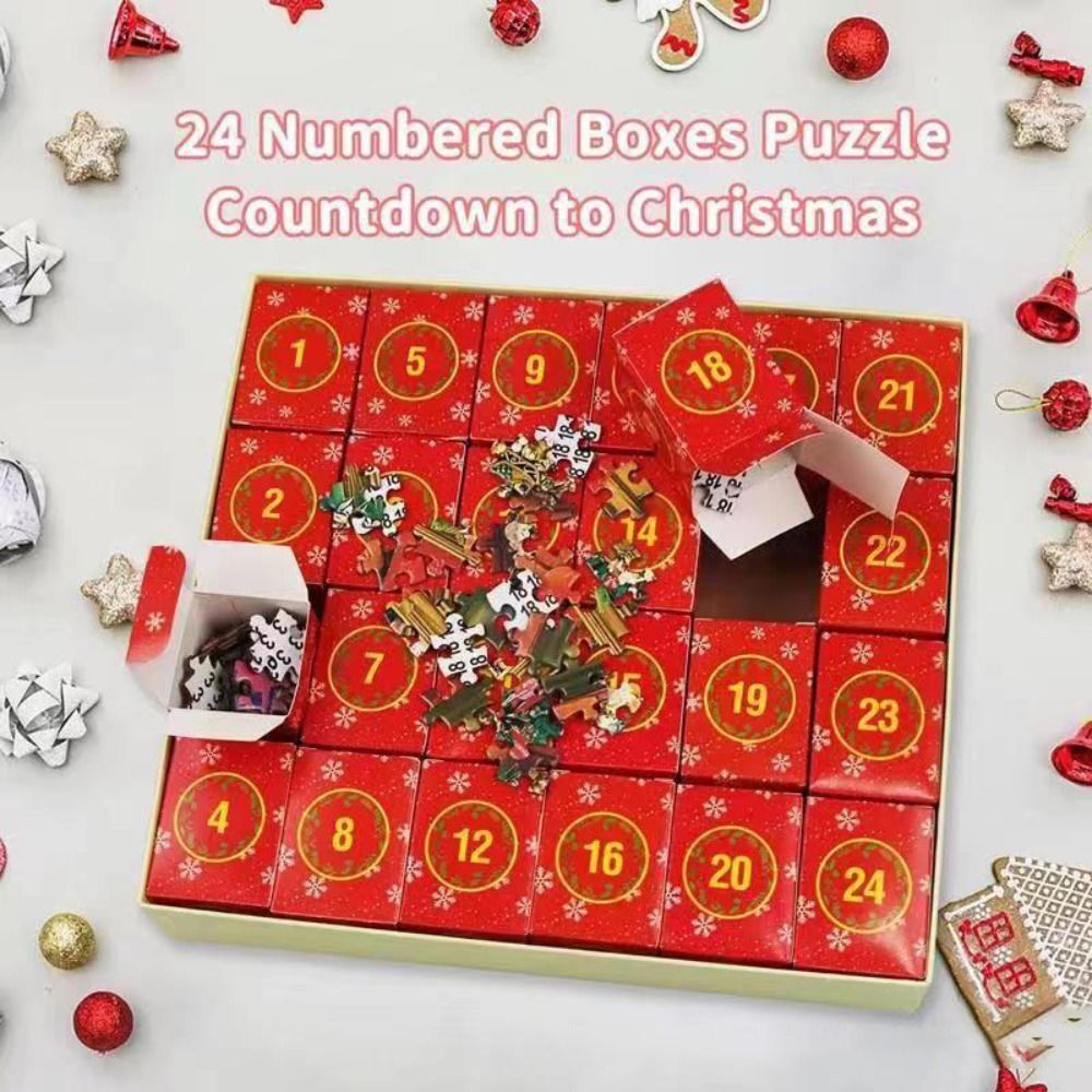 with 24 lockets Christmas Advent Countdown Boxes Adults | eBay