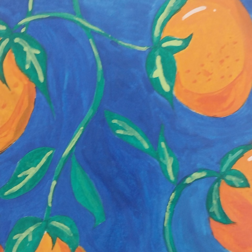 8x8 Inch Gouache Painting On Watercolor Paper Impressionism Title ...