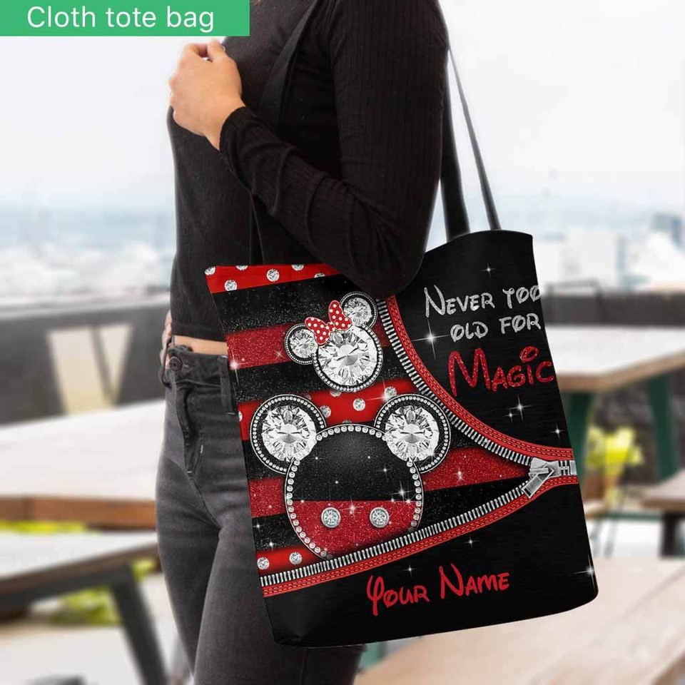 Magical Mouse Ears Tote Bag, Personalized Mouse Tote Bag | eBay
