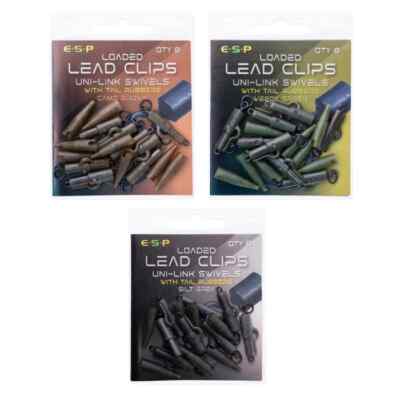 ESP Loaded Lead Clips Quick Change Swivels - All Colours | eBay UK
