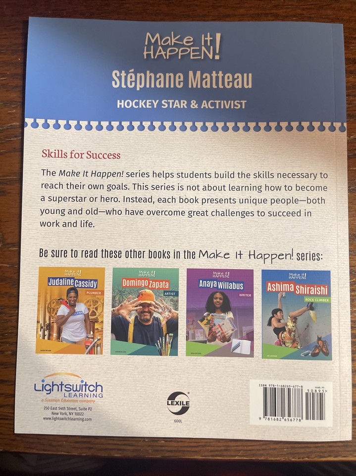 Make It Happen! Stephane Matteau - NY Rangers - Signed Book - No.32 ...