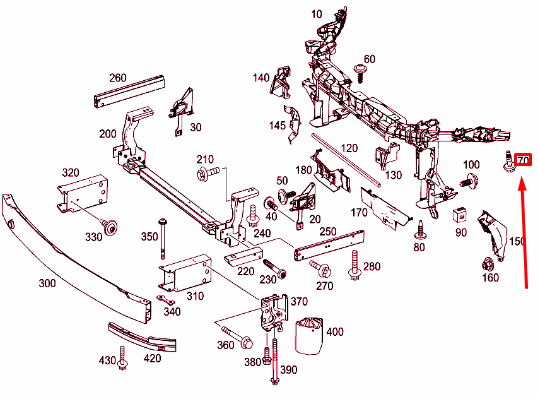 OEM Mercedes-Benz CLA C117 Front Support Bolt A0199906301 Genuine for ...