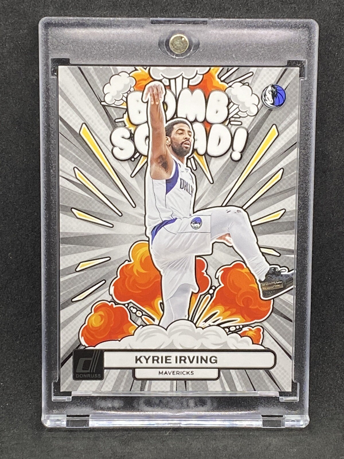 Kyrie Irving RARE BOMB SQUAD INVESTMENT CARD SSP PANINI MAVERICKS MINT ...