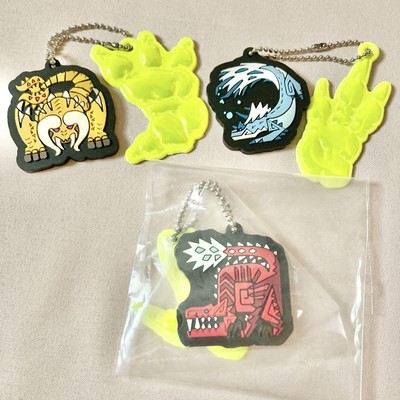 Monster Hunter World Charm Set Diablos Togekissu Odogaron Rubber Straps ...