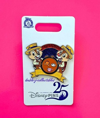 2025 Disney Parks 25th Anniversary of Pin Trading Chip & Dale Pin Board ...