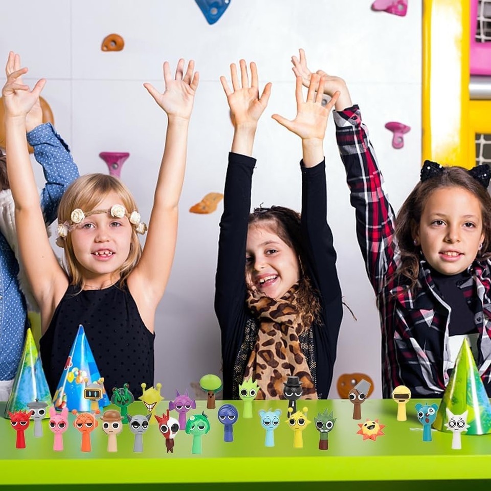 InteDesign 24 PCS Sprunki Action Figures toys Set, Colorful Toy Sprunki ...