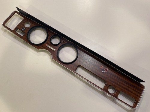 1975-1979 PONTIAC FIREBIRD FORMULA WOODGRAIN DASH GAUGES BEZEL - Non AC ...