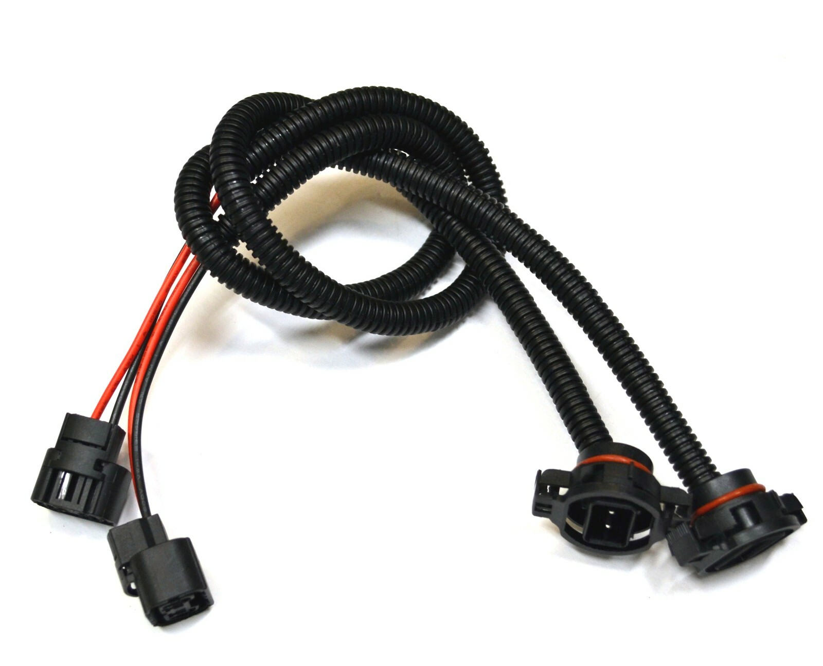 Extension Wire PSX24W 2504 Two Harness DRL Light Bulb Socket Replace ...