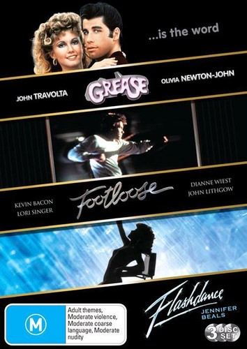 Grease / Footloose / Flashdance (Box Set, DVD, 1978) 9324915081703 | eBay