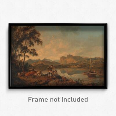 Julius Caesar Ibbetson - Langdale Pikes from Lowood Print 11x17 Art ...