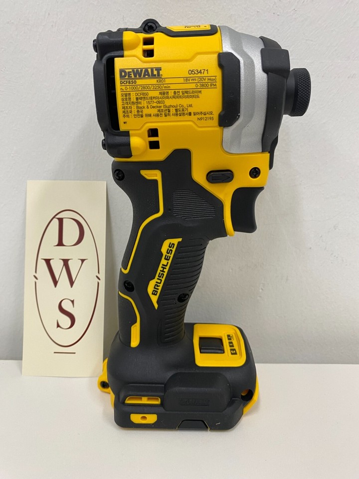 Dewalt 20V Electric Charge Wireless Impact Drill Compact Driver DCF850N ...